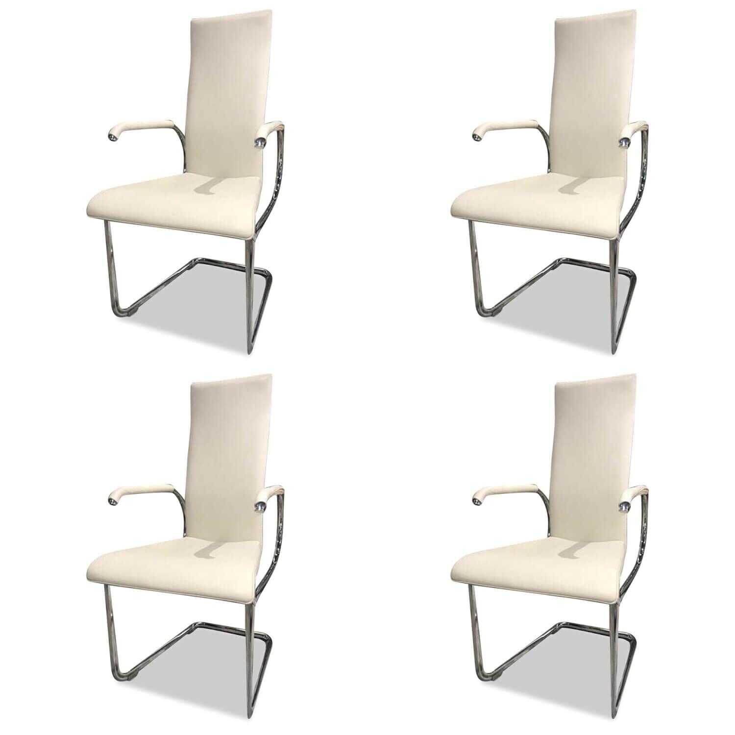 Tecta 4er-Set Kragstuhl D 27 P 241-03-77832 | MÖBELFIRST.DE!