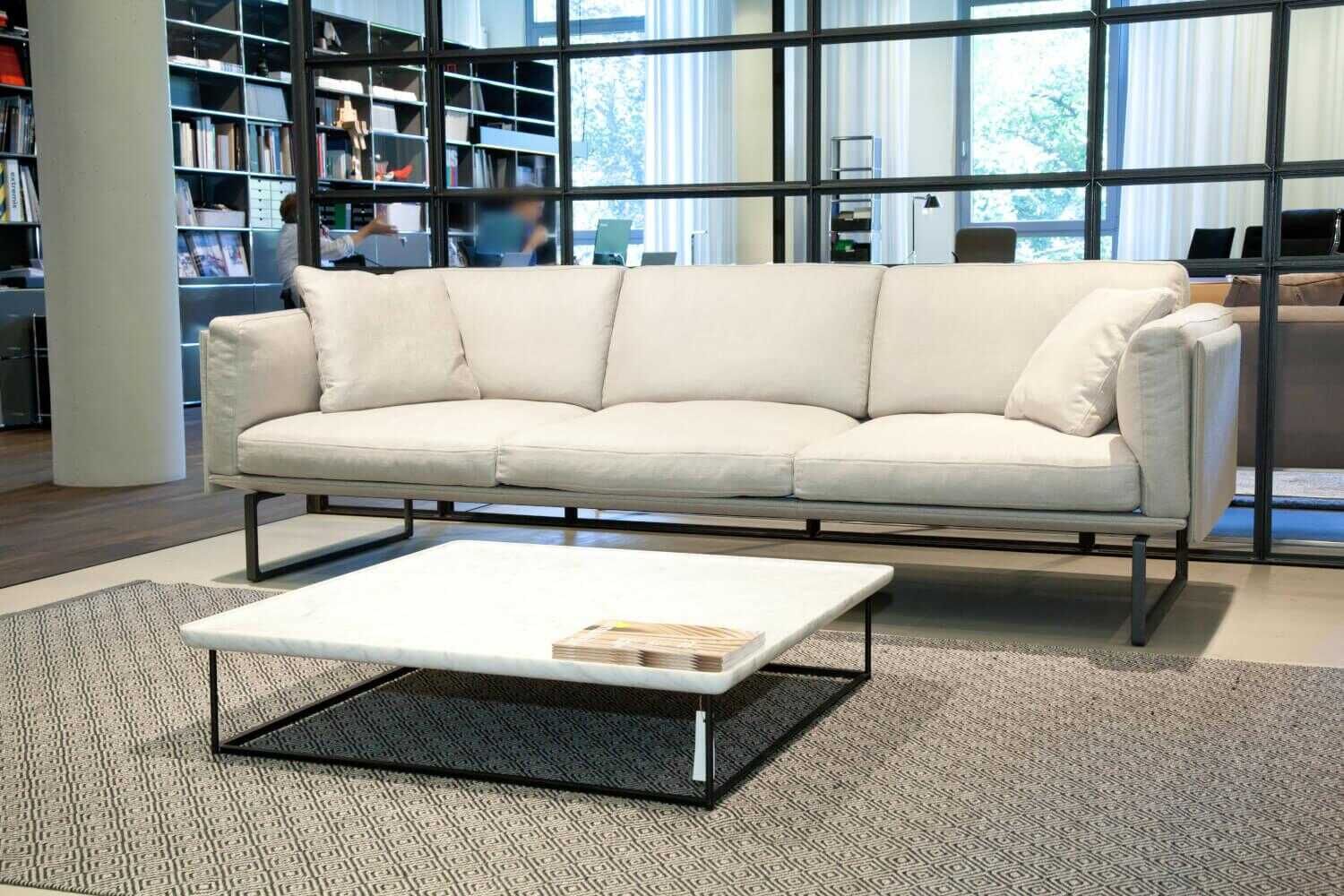 Cassina Sofa 202 8 Stoff Weiß 072-01-56637 | MÖBELFIRST.DE!