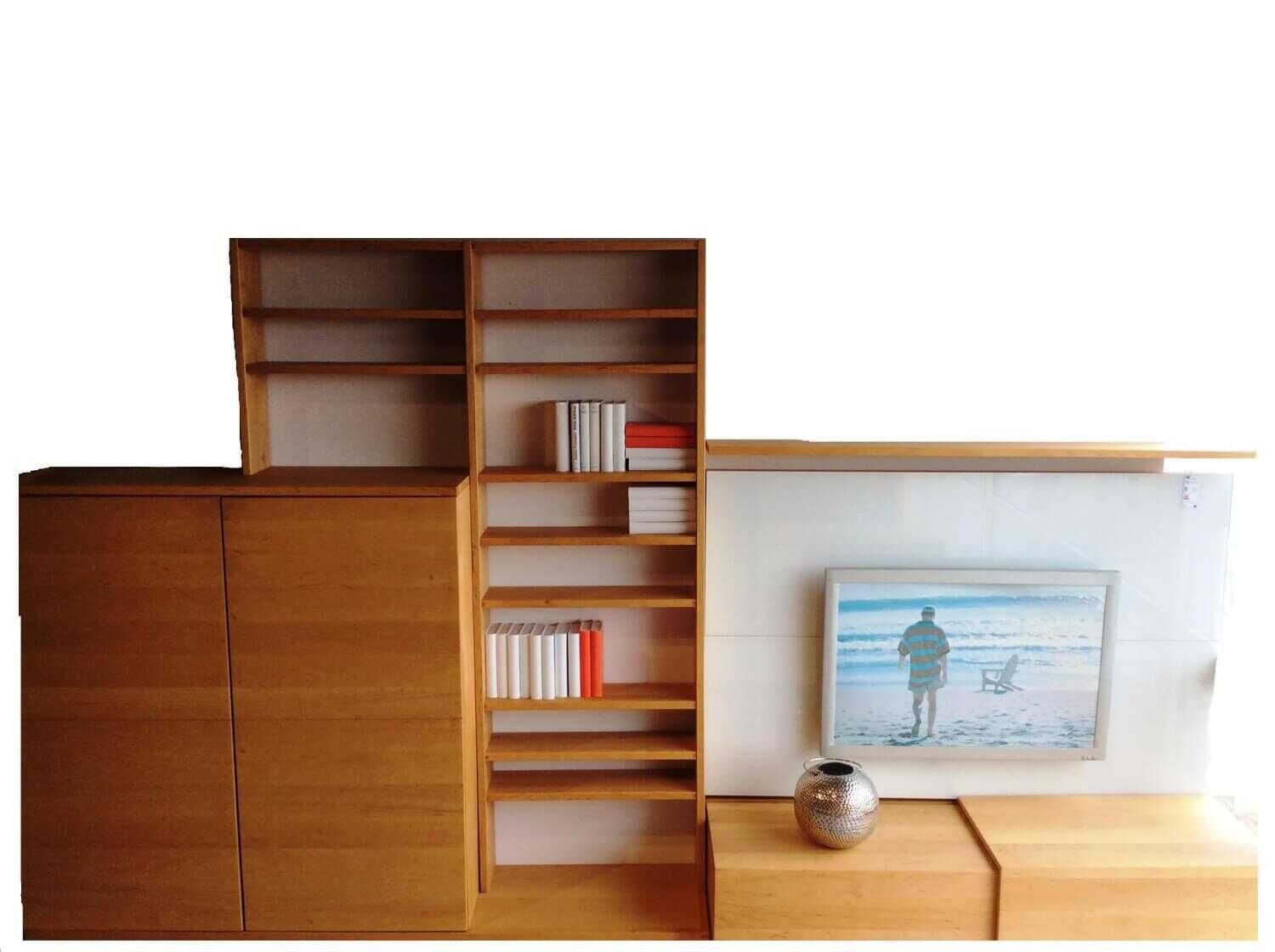 Team 7 Wohnwand Cubus Erle 157-42-85643 | MÖBELFIRST.DE!