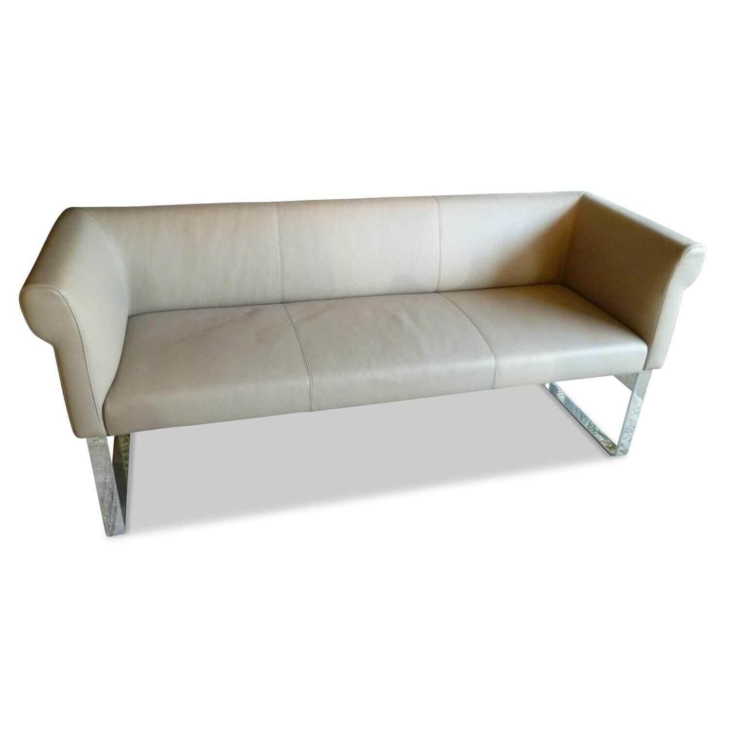 COR Sofabank Quant Leder Beige | MÖBELFIRST.DE!