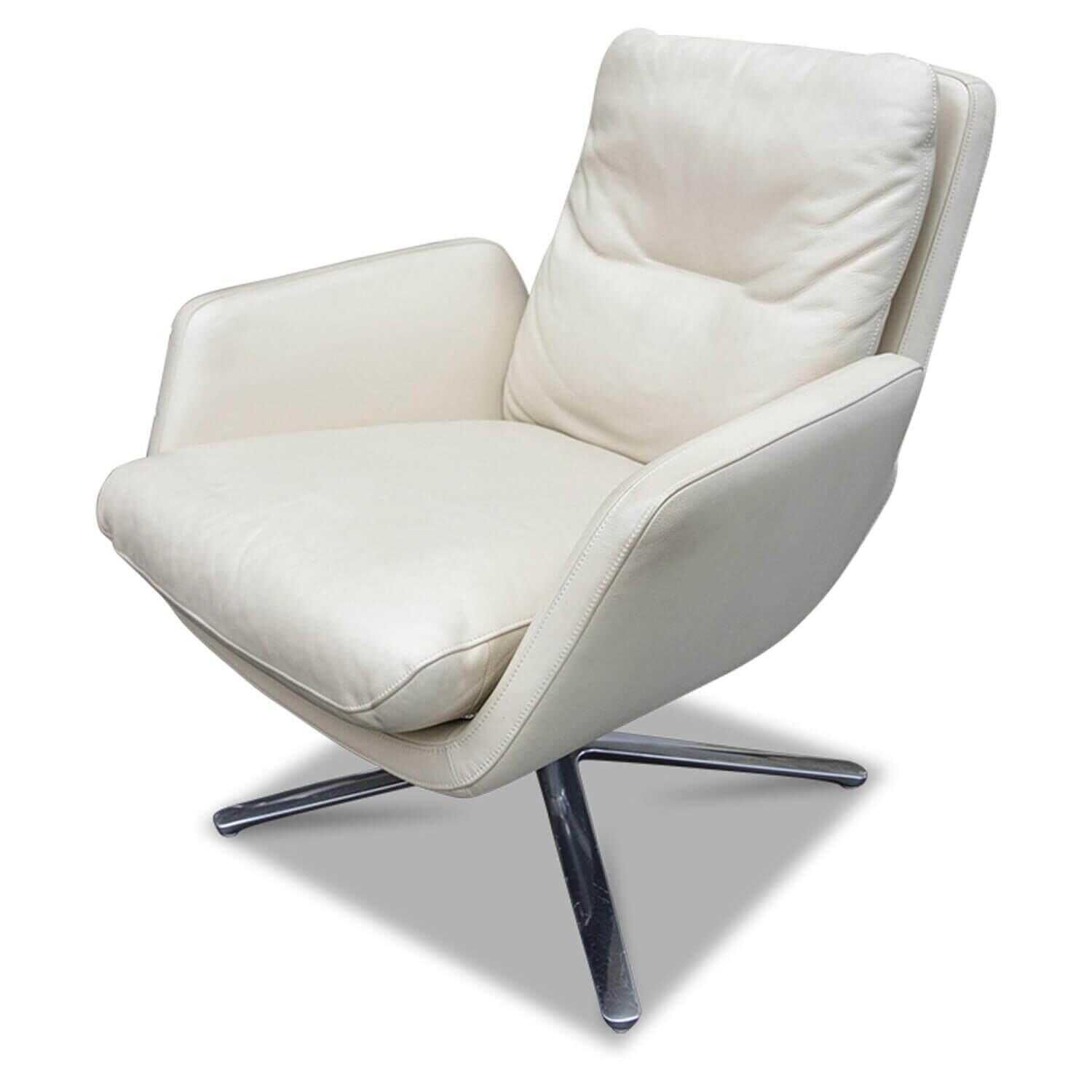 Sessel Leder Beige