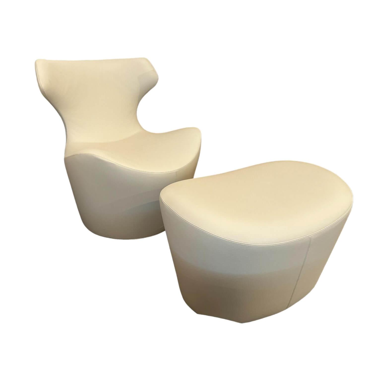 B&B Italia Sessel Mit Hocker 459-02-37319 | MÖBELFIRST.DE!