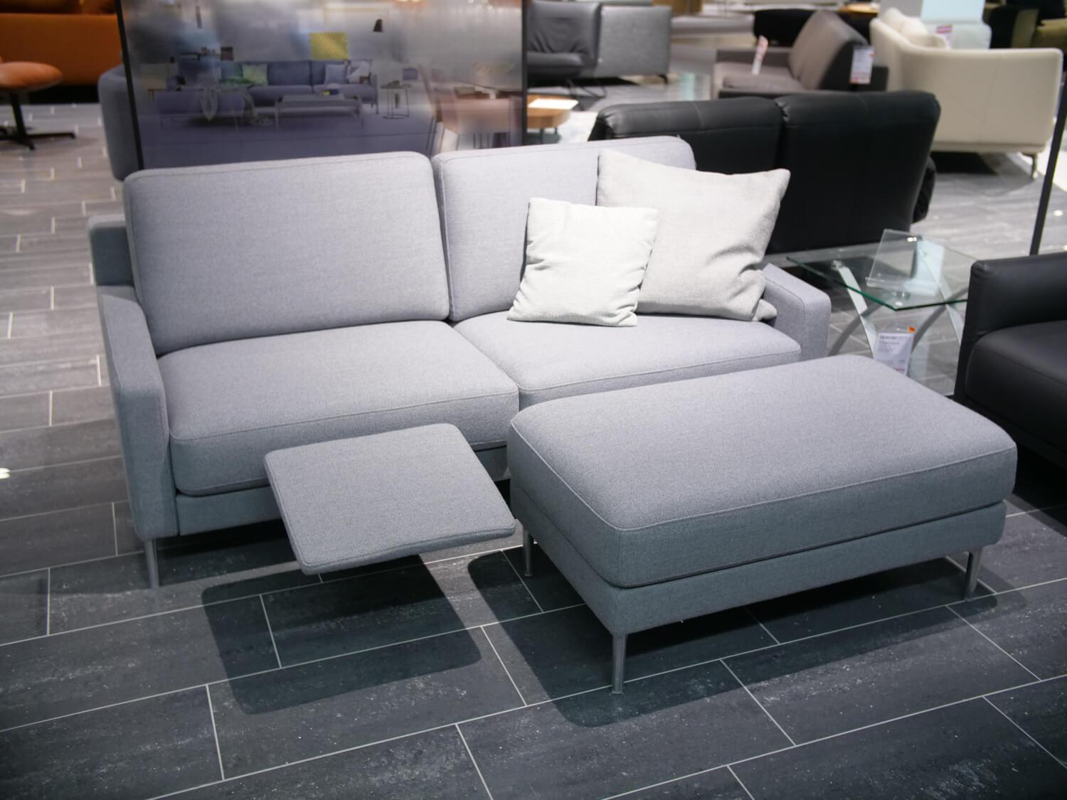 Rolf Benz Sofa Mit Hocker Ego 306-01-72162 | MÖBELFIRST.DE!