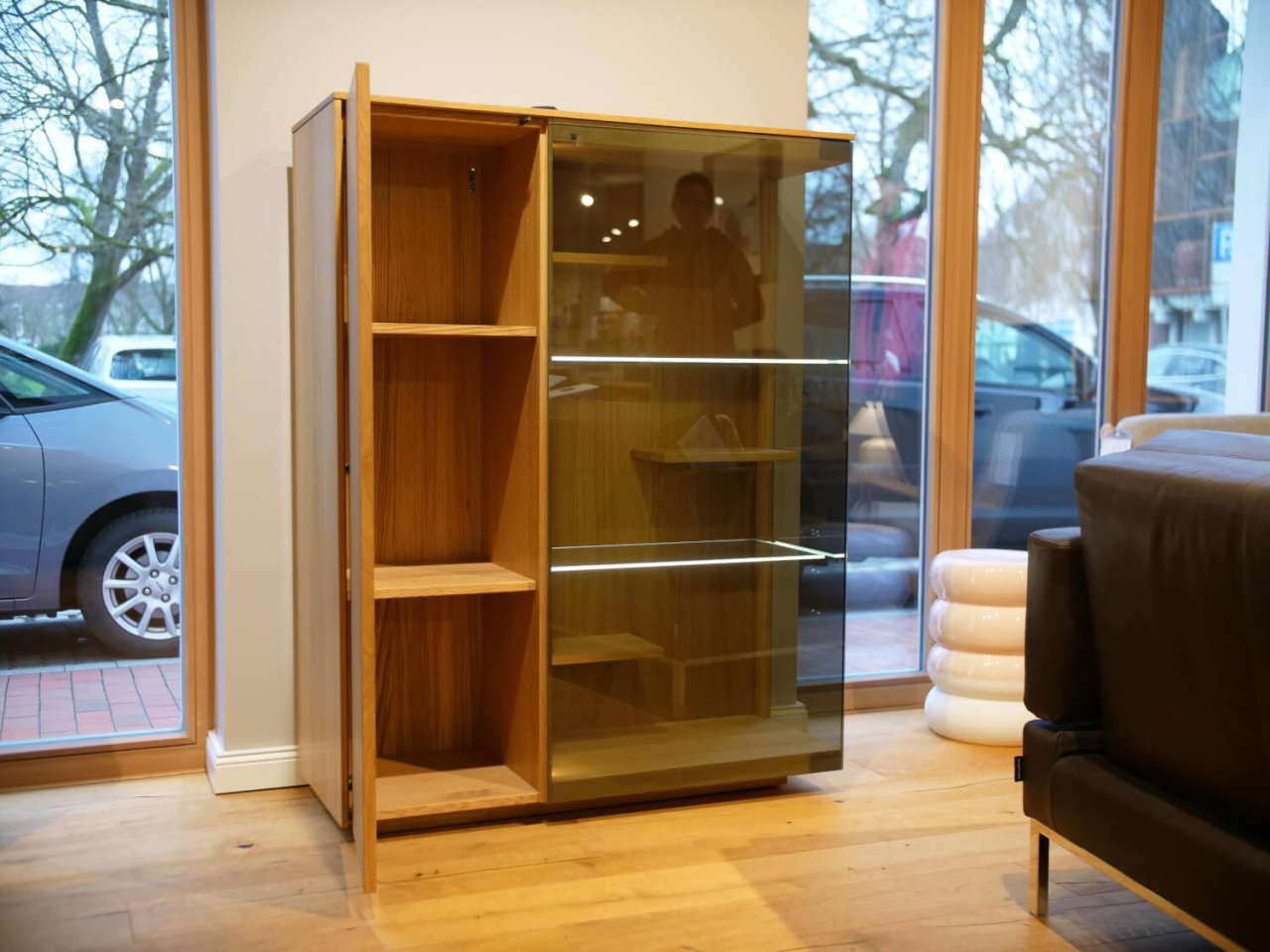 Team 7 Vitrine Filigno Eiche 480-42-61227 | MÖBELFIRST.DE!