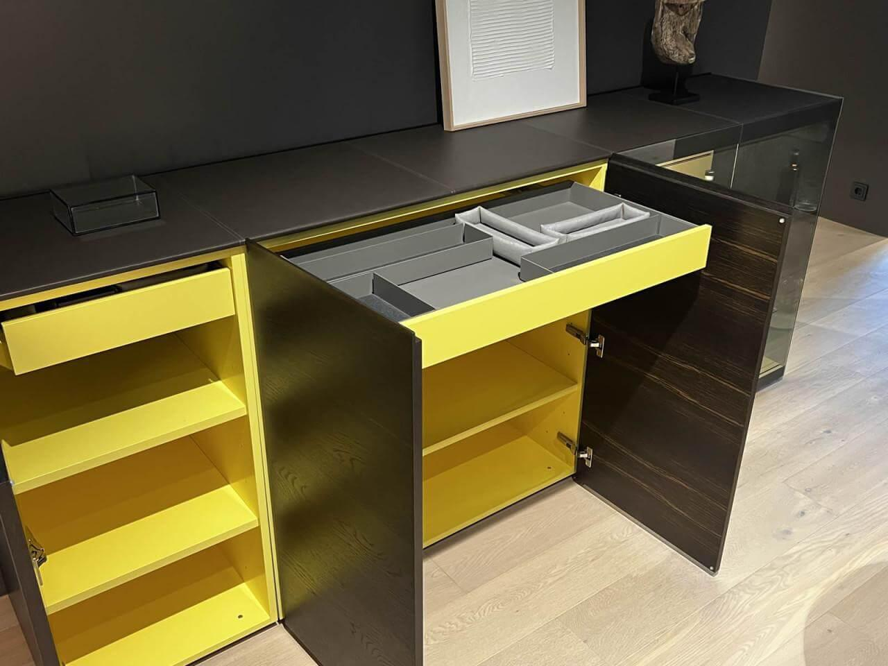 Sideboard Just Cube Light Front Und Außenseiten Mooreiche Braun D75 ...