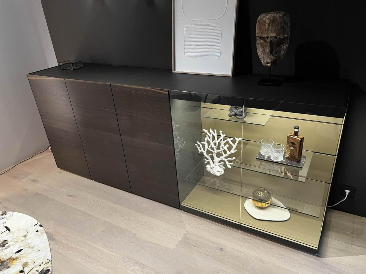 Sideboard Just Cube Light Front Und Außenseiten Mooreiche Braun D75 ...