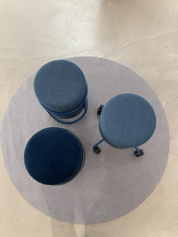 COR 3er Set Hocker Drop Stoff 260-03-40050 | MÖBELFIRST.DE!